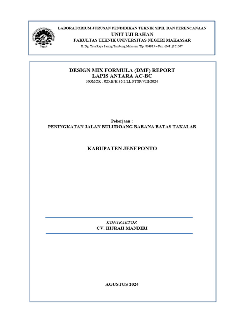 JMD Ac-Bc Cv. Hijrah Mandiri | PDF