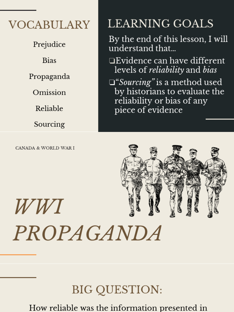 Lesson 6 - Propaganda | PDF | Propaganda | Bias