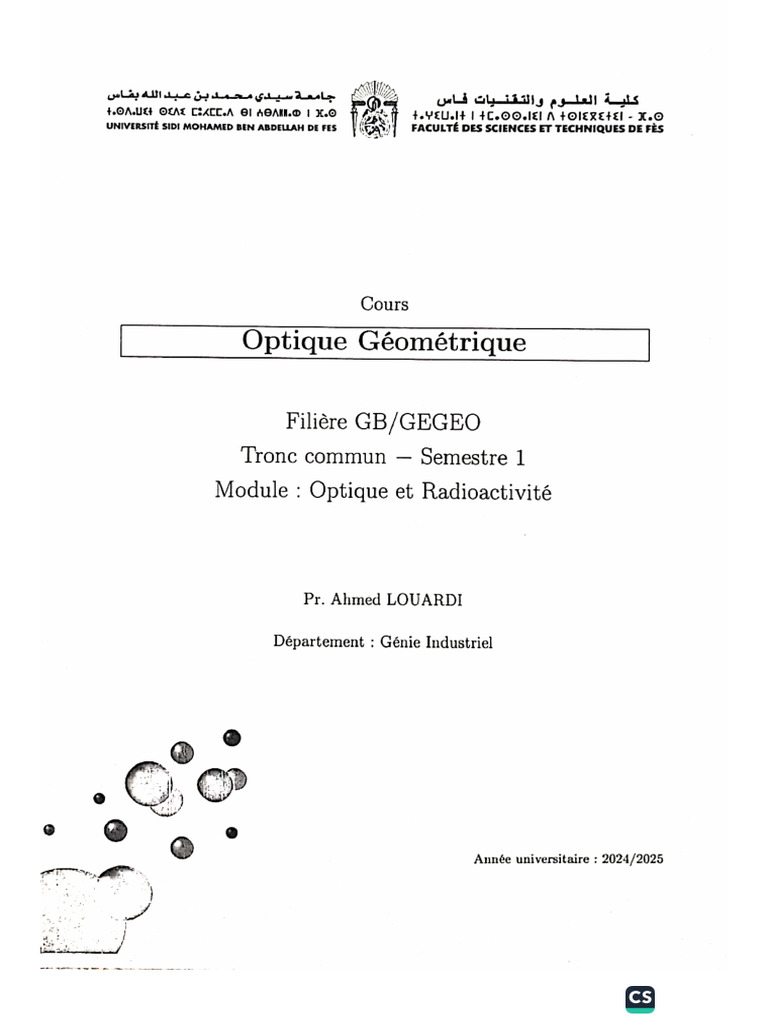Optique | PDF