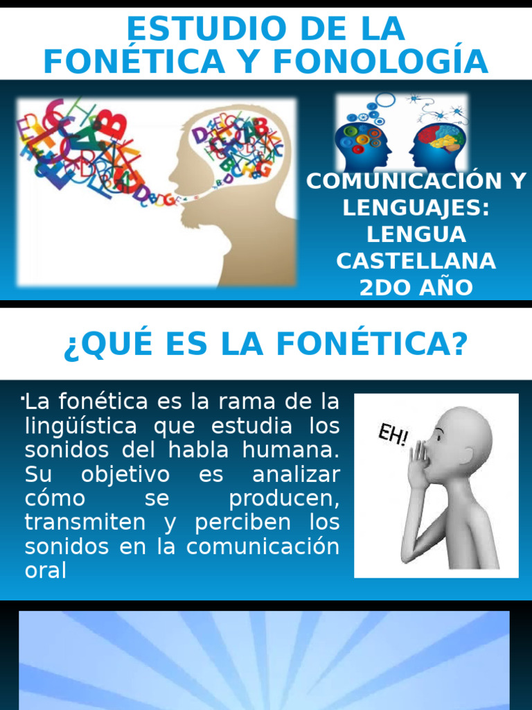 Estudio de La Fonética y Fonología | PDF | Fonética | Sonido