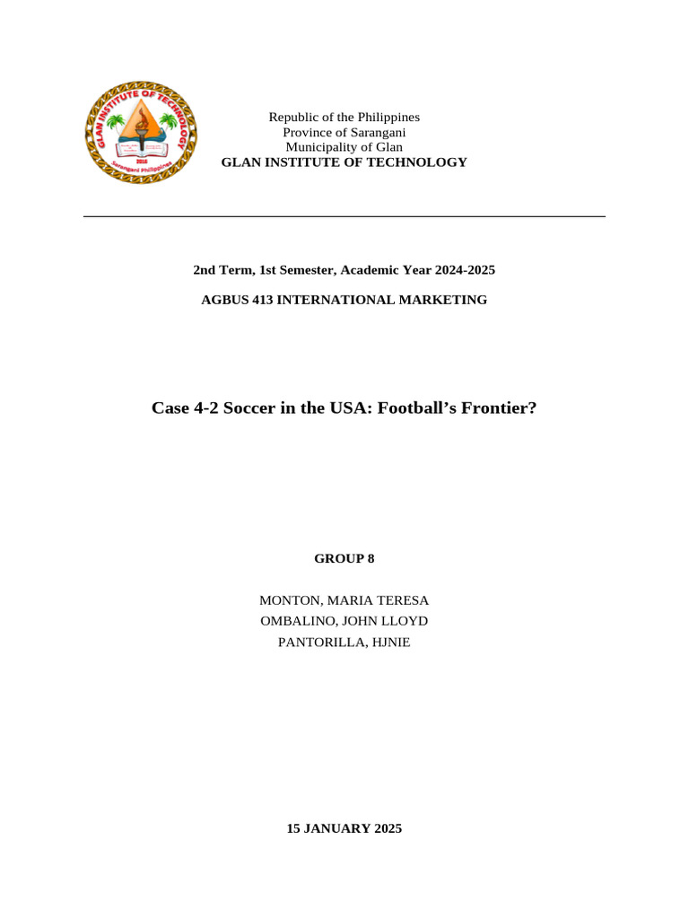 CASE 4-2 | PDF | Sports | Agriculture