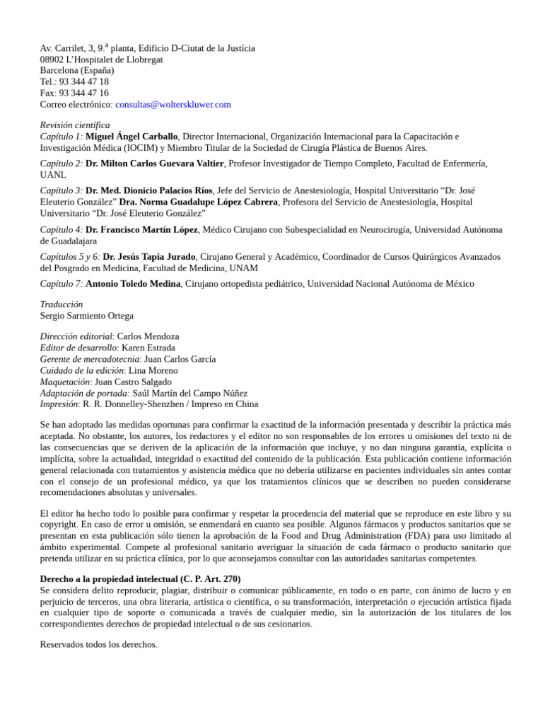 Manual Washington de Procedimientos Clínicos - (Copyright) | PDF ...