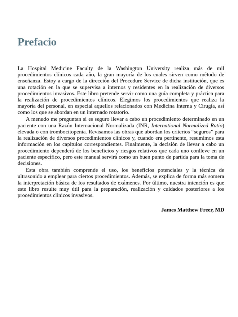 Manual_Washington_de_Procedimientos_Clínicos_----_(Prefacio) | PDF | Cuidado de la salud | Medicina