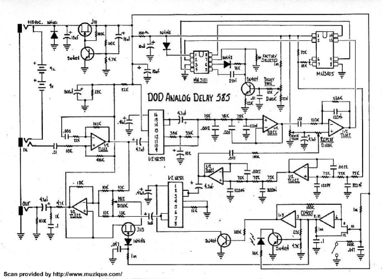 DOD Analog Delay 585 | PDF