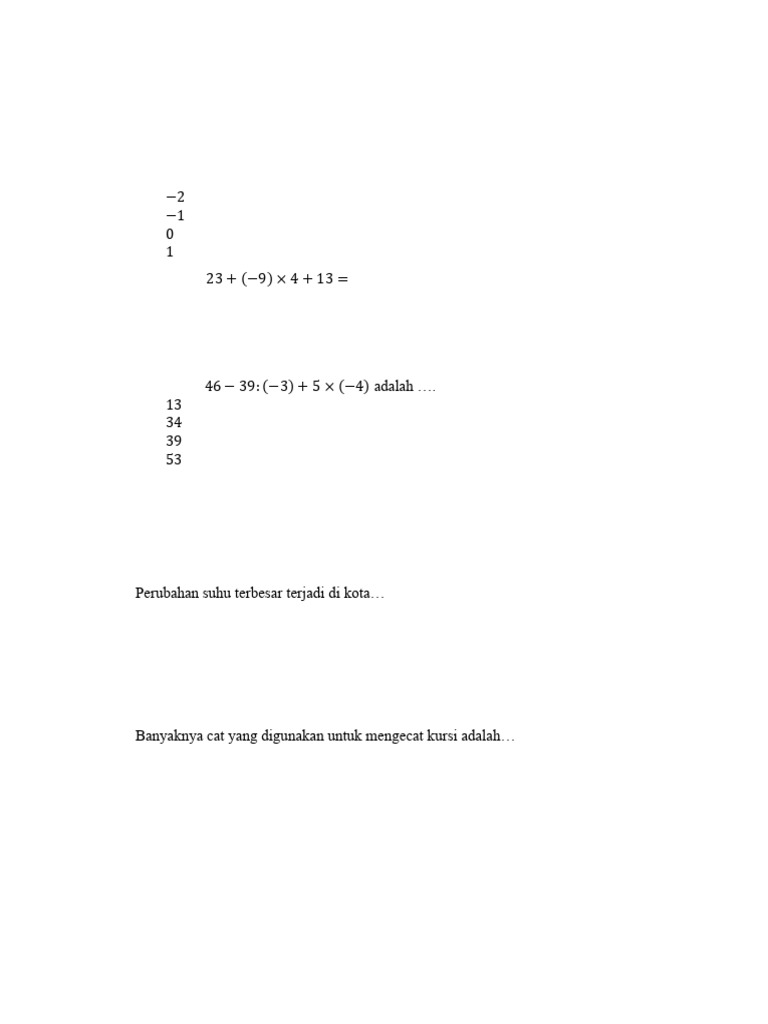 Latihan Soal Sas Vii 2024-2025 | PDF