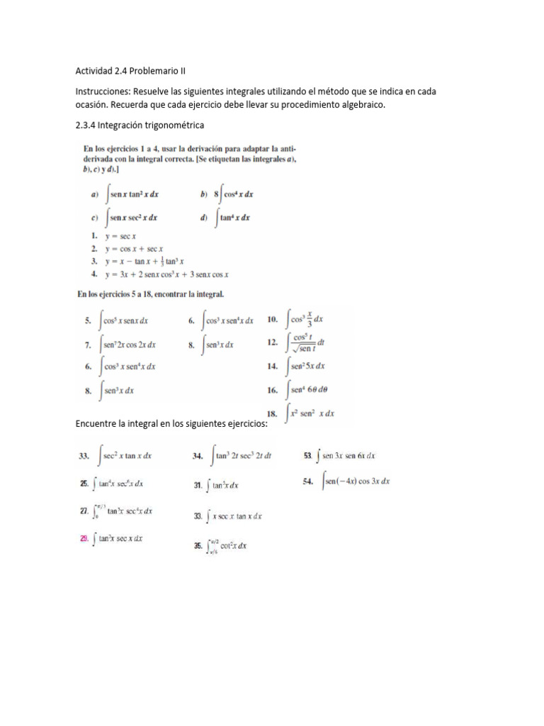 Problemario II | PDF