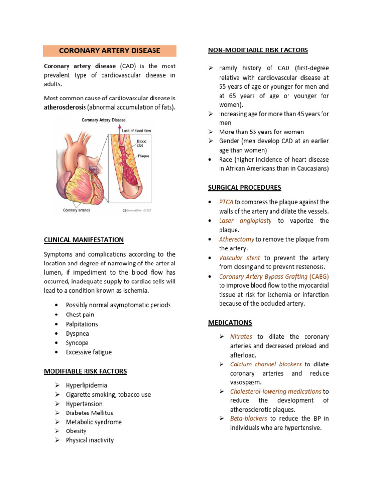 Cad Heart Failure | PDF | Coronary Artery Disease | Heart