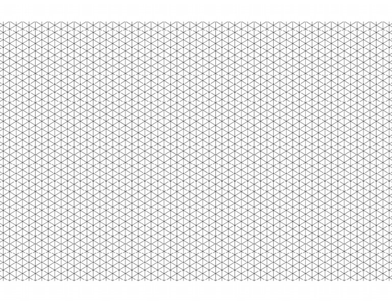 Isometric Line Paper A4 Landscape | PDF