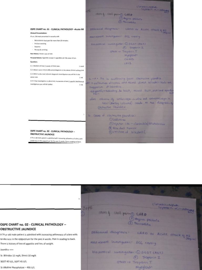 Clinical Pathology and CSF Charts With Answers | PDF