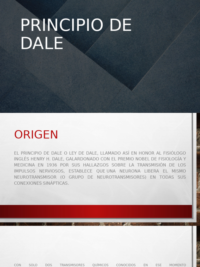 Principio de Dale | PDF