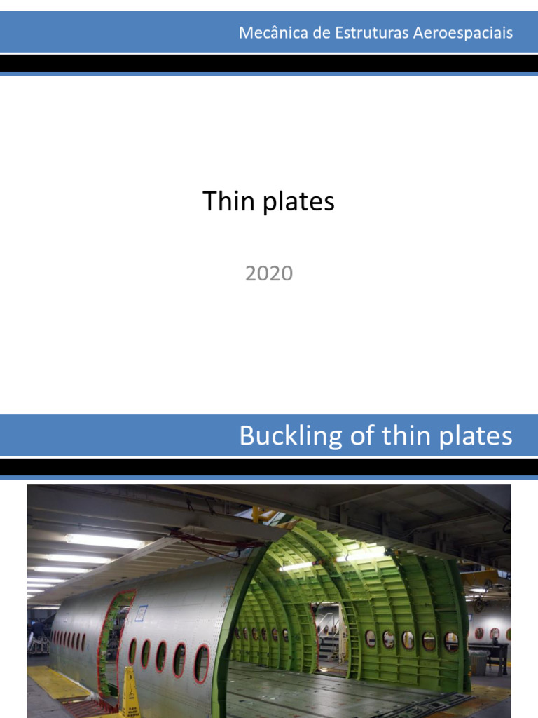 13 Buckling of Thin Plates -Lect | PDF | Buckling | Bending