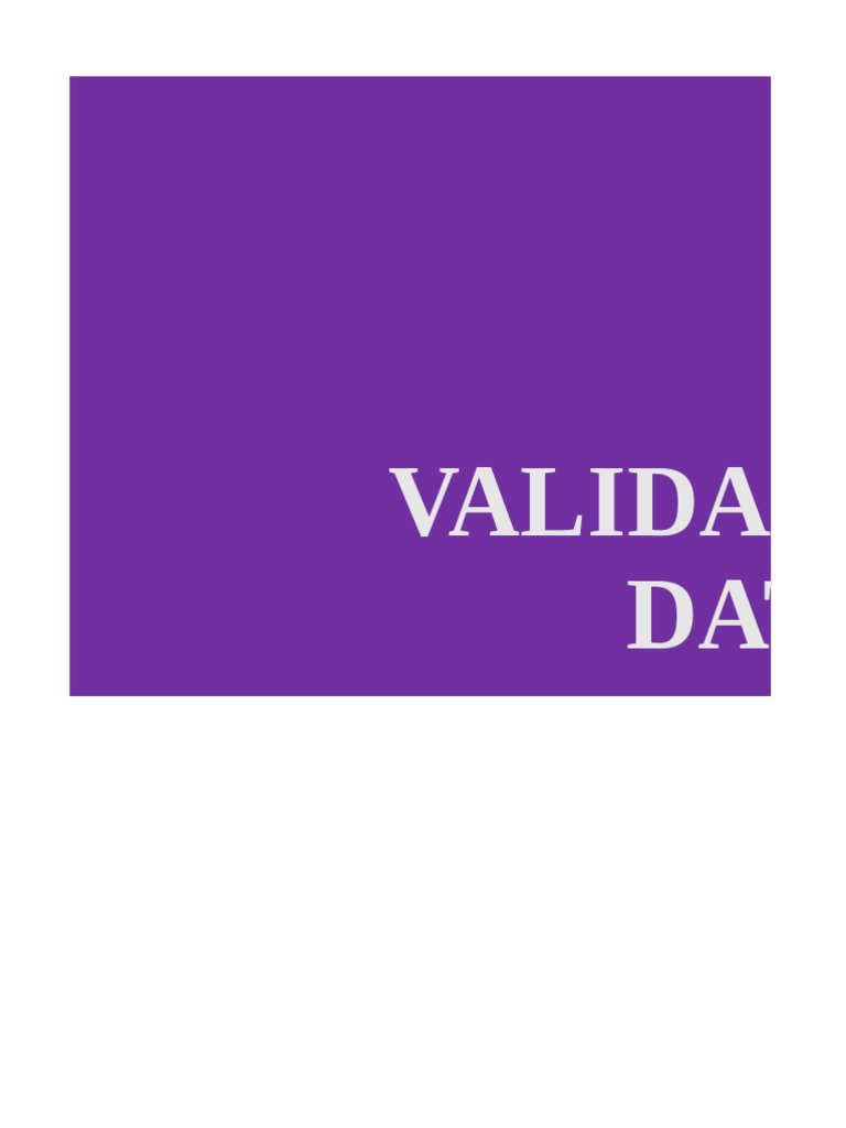 Validaciones Resuelto PROFESOR | PDF