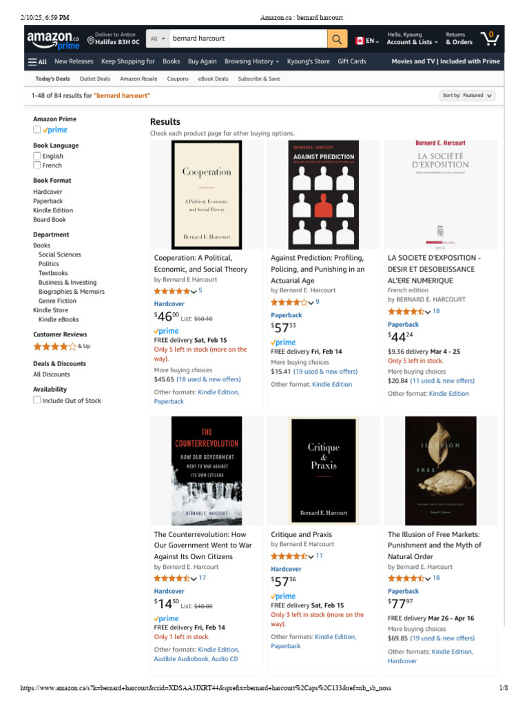 Amazon - Ca - Bernard Harcourt | PDF | Books | Book Publishing