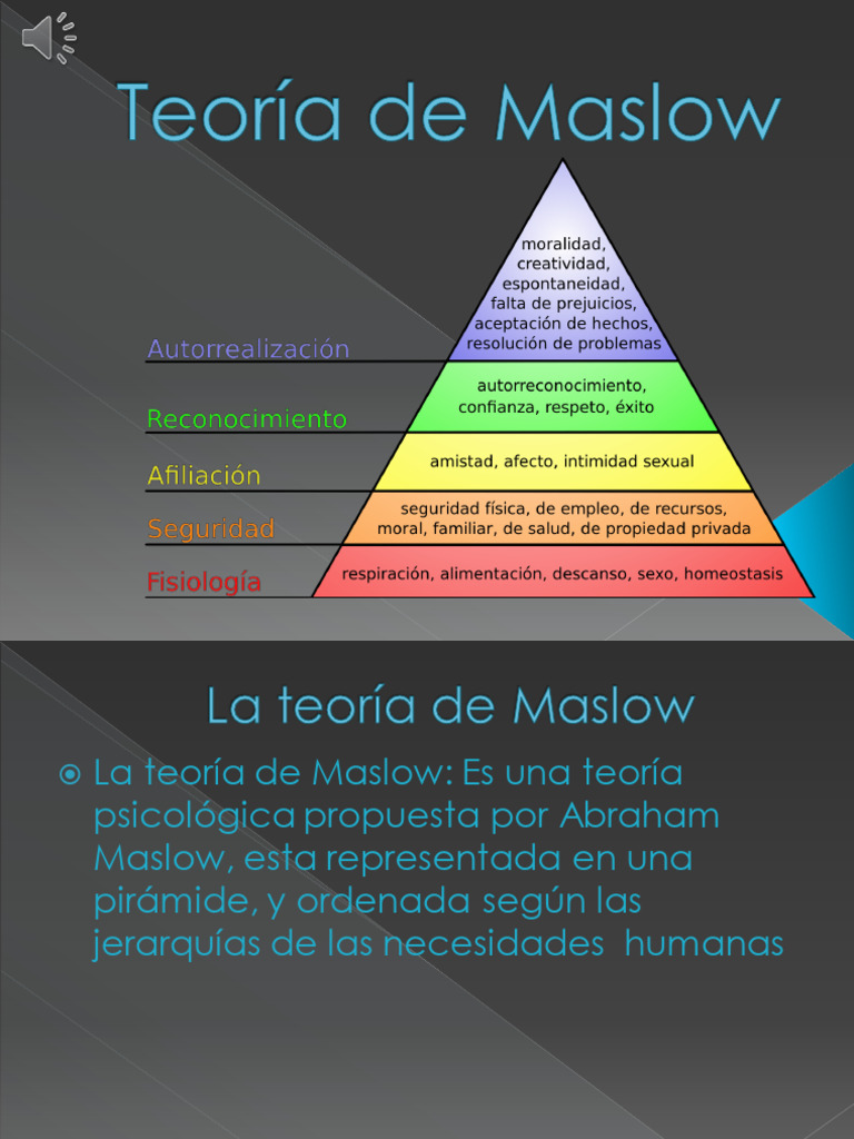 Pirámide de Maslow | PDF
