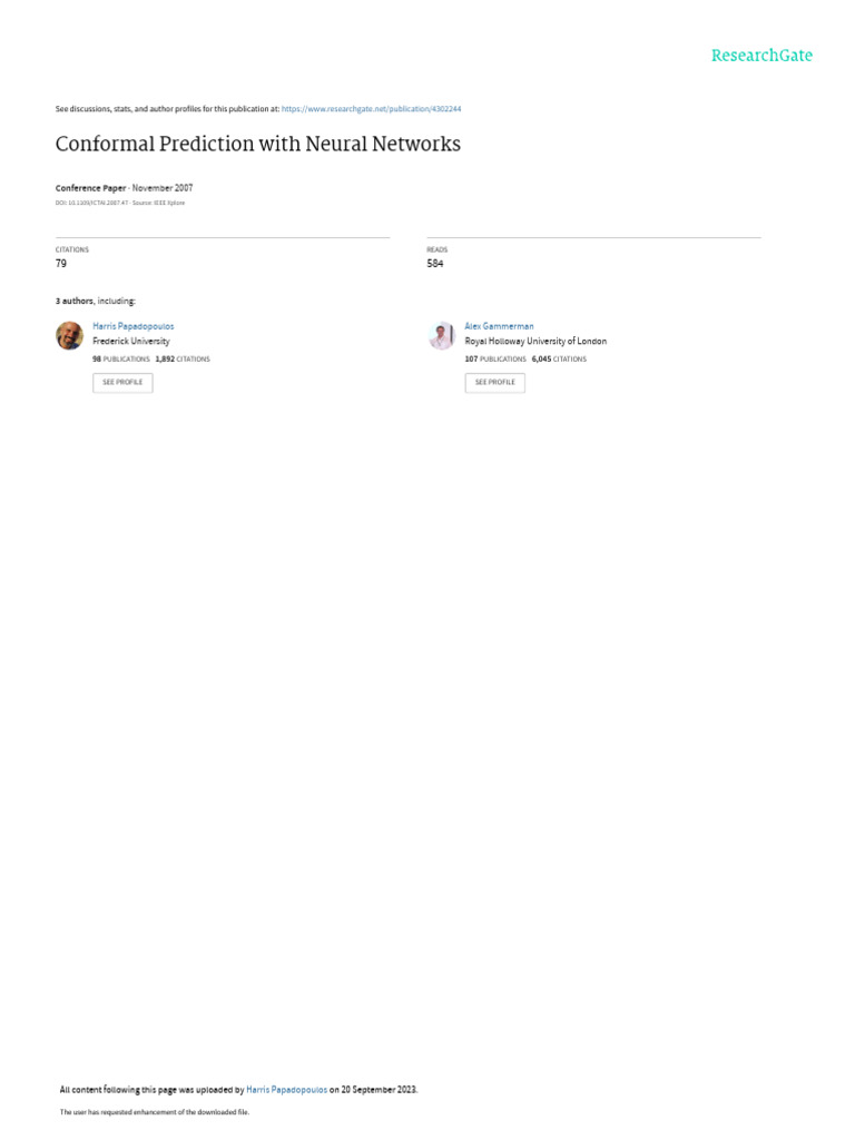 Applied Conformal Prediction in Python | PDF | Machine Learning | Statistical Inference