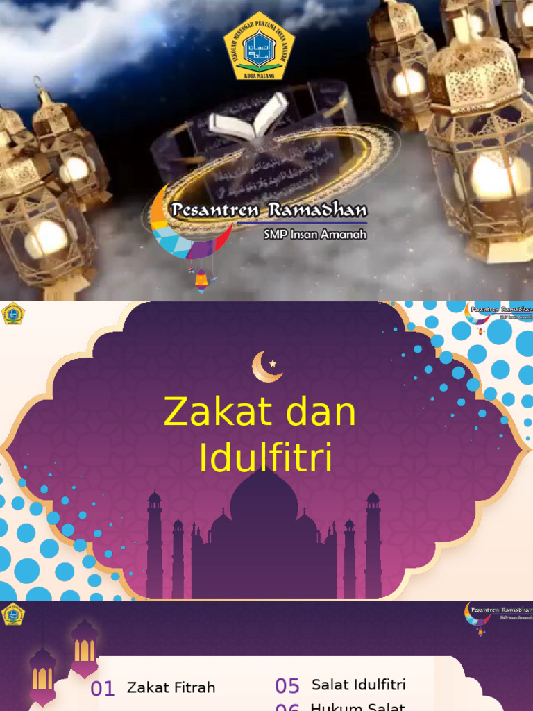 2. Selasa, 12 April 2022, materi zakat dan idul fitri | PDF