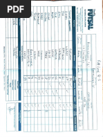 Score Sheet Soccer | PDF