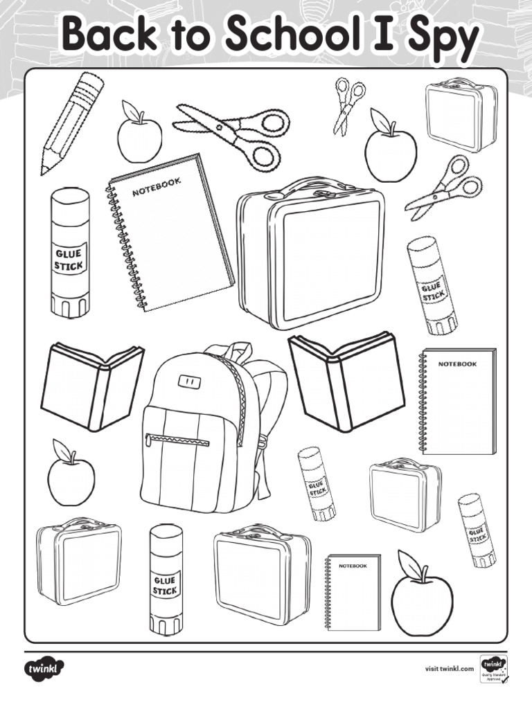 Early Childhood Back to School Game | PDF