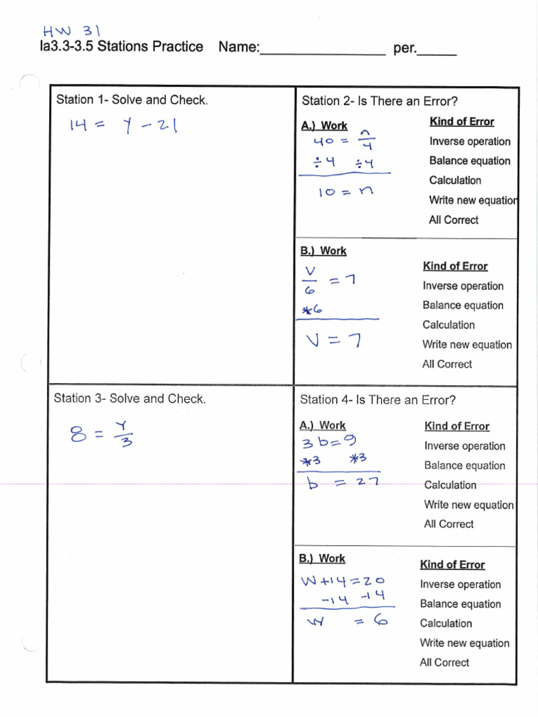 12 - 10 hw31 Stations Ws W Problems | PDF