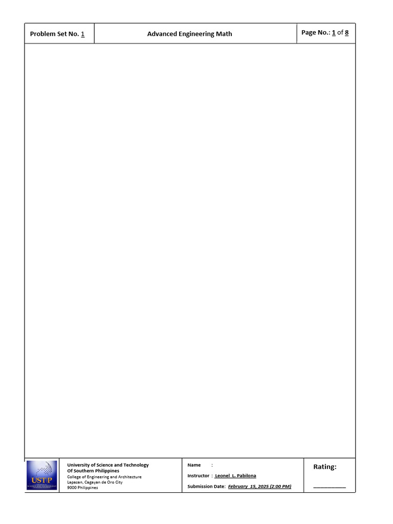 MEP 508 MEC 508 Problem Set No.1 | PDF | Euclidean Plane Geometry | Elementary Geometry