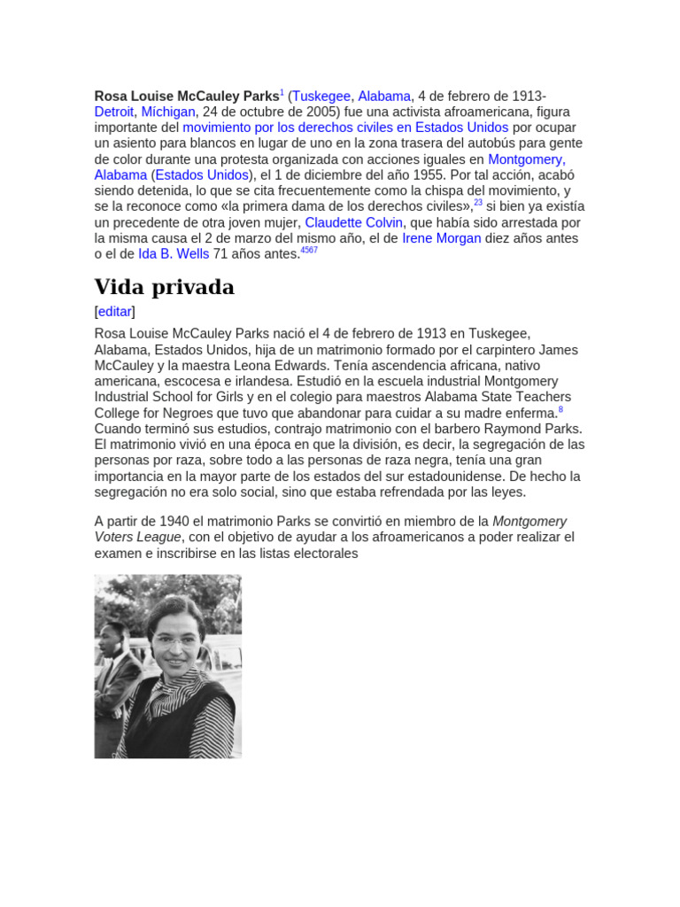 Rosa Biografia | PDF