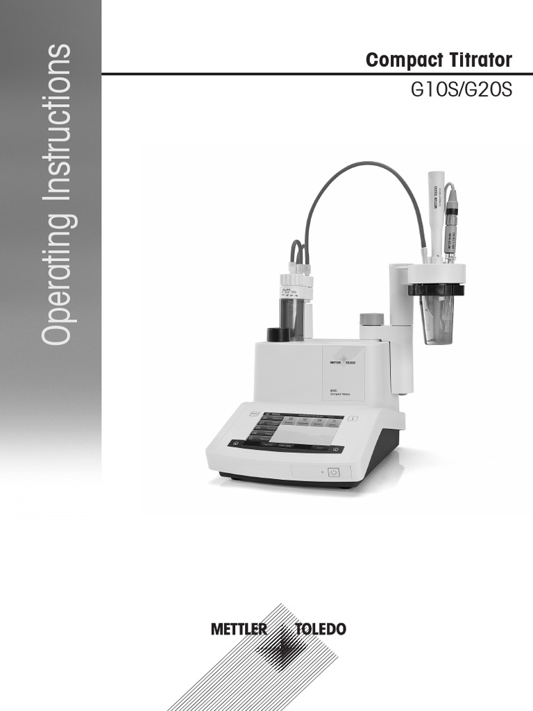 G10S/G20S Compact Titrator Manual | PDF | Menu (Computing) | Titration