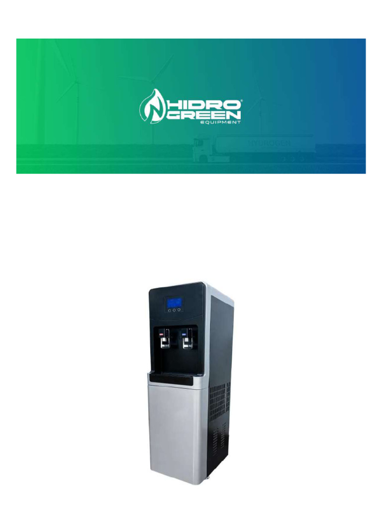 Generadores de Agua Atmosfericos Hidrogreen Equipment 2024 | PDF | Agua ...