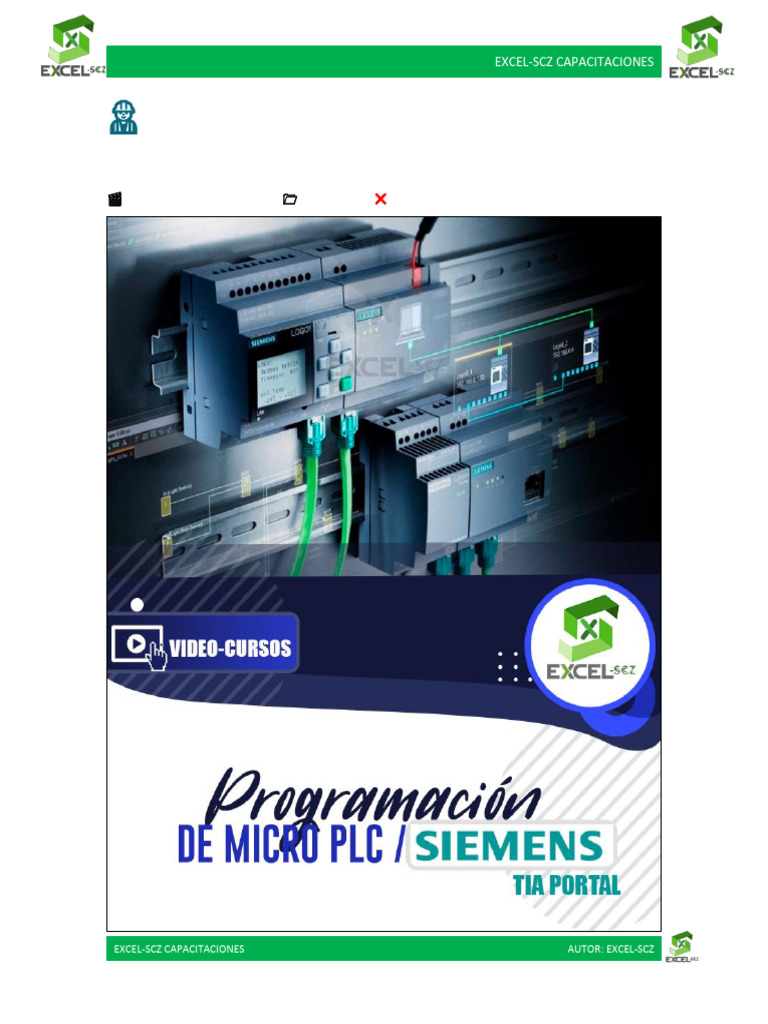 02 Curso PLC Siemens Tia Portal | PDF