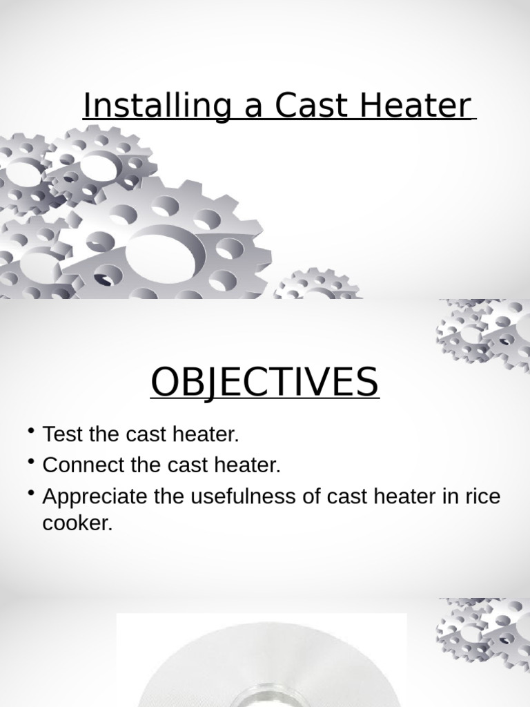 Installing a cast heater | PDF