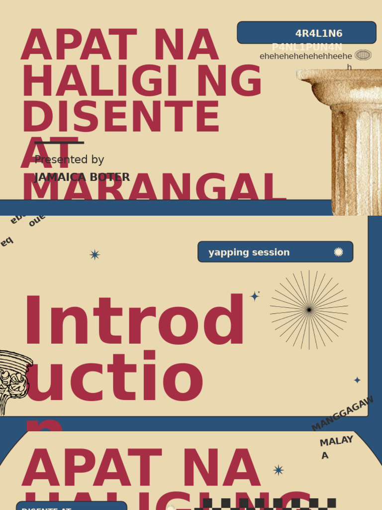 Jamaica N. Boter Apat Na Haligi NG Disente at Marangal Na Paggawa | PDF