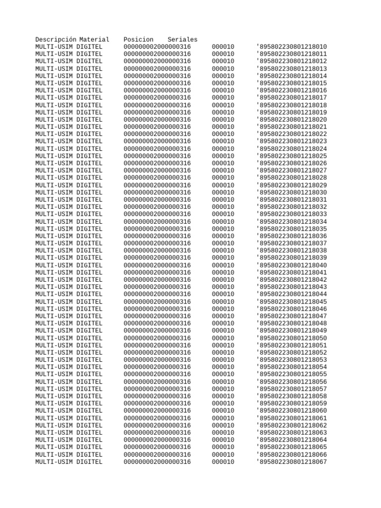 Seriales Anexos | PDF