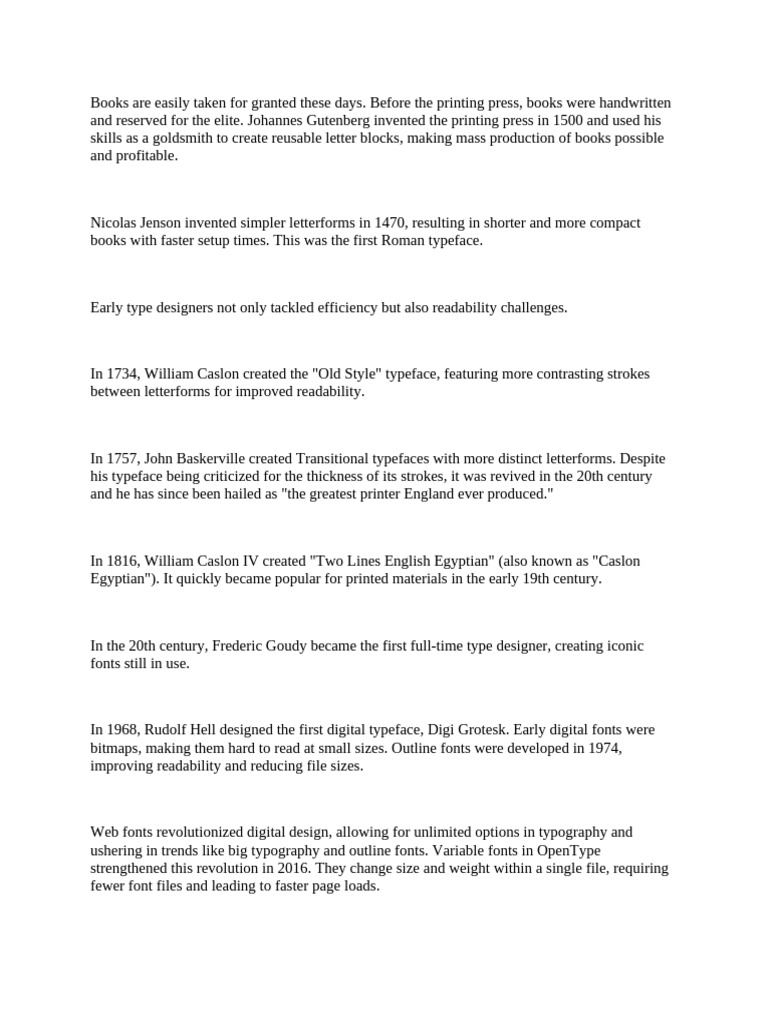 Typeface History.edited | PDF