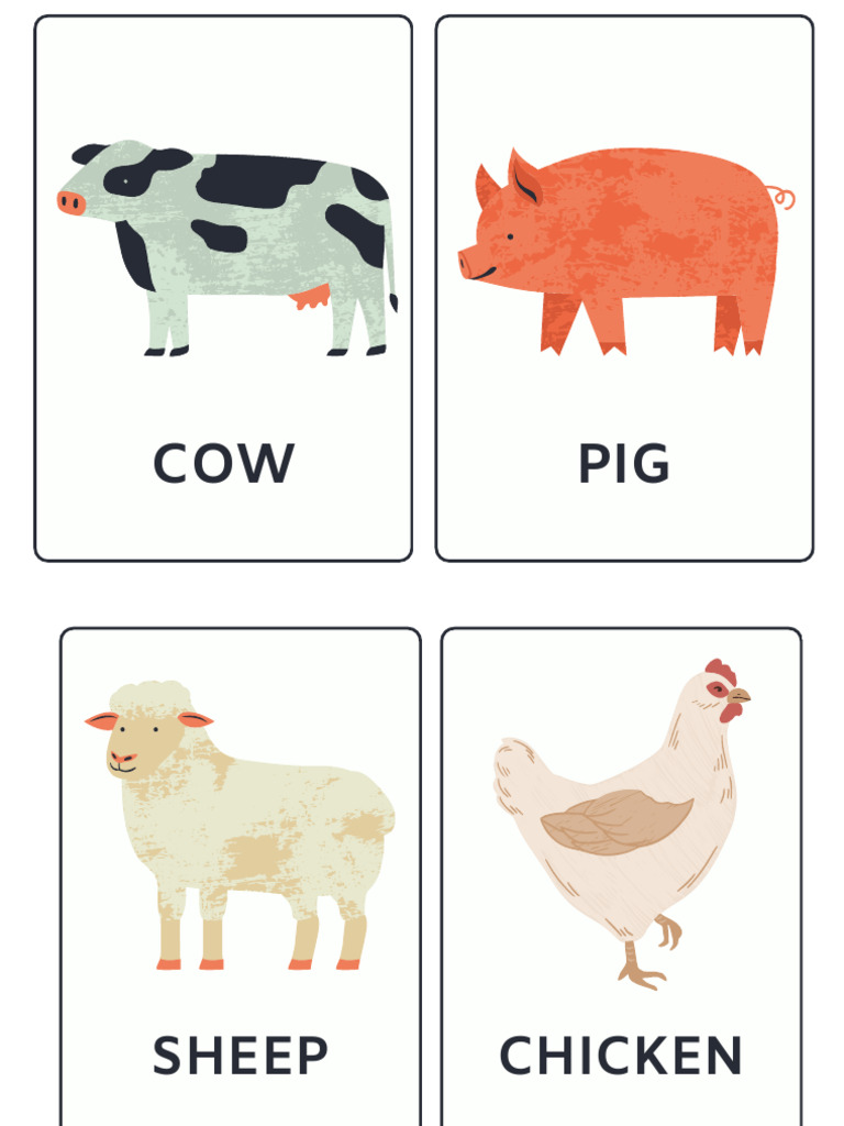 12 Second Grade Farm Animals | PDF