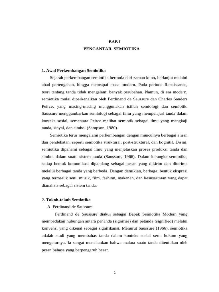 Buku Semiotika | PDF