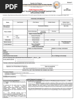 TDP Application Form | PDF