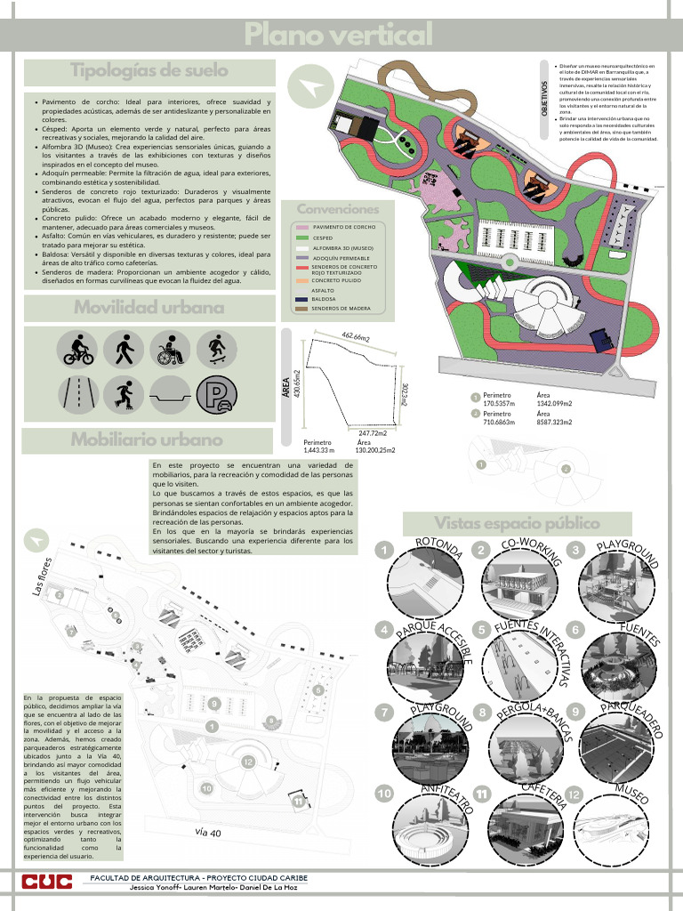 Planos Ciudad Caribe (2) | PDF | Arboles | Hormigón