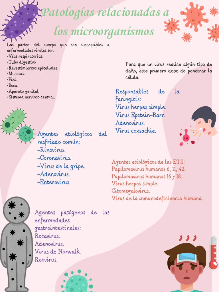 Patologías Microbianas y Virus Comunes | PDF