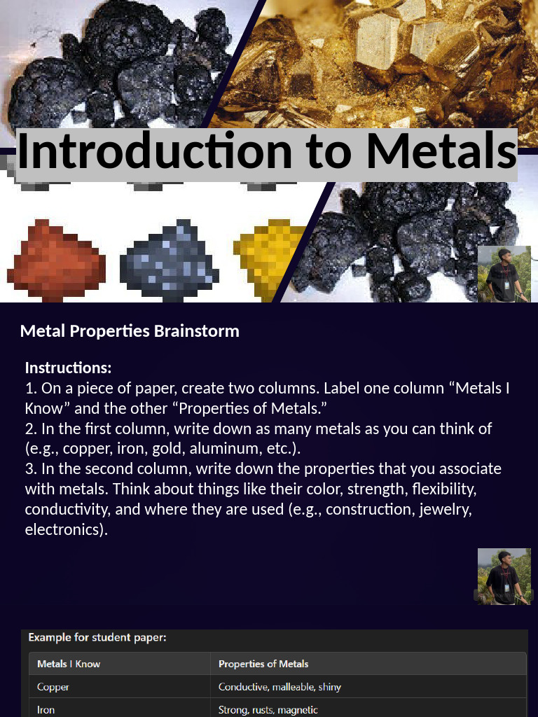 Introduction To Metals | PDF | Metals | Alloy