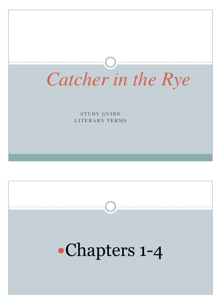 Catcher in The Rye | PDF