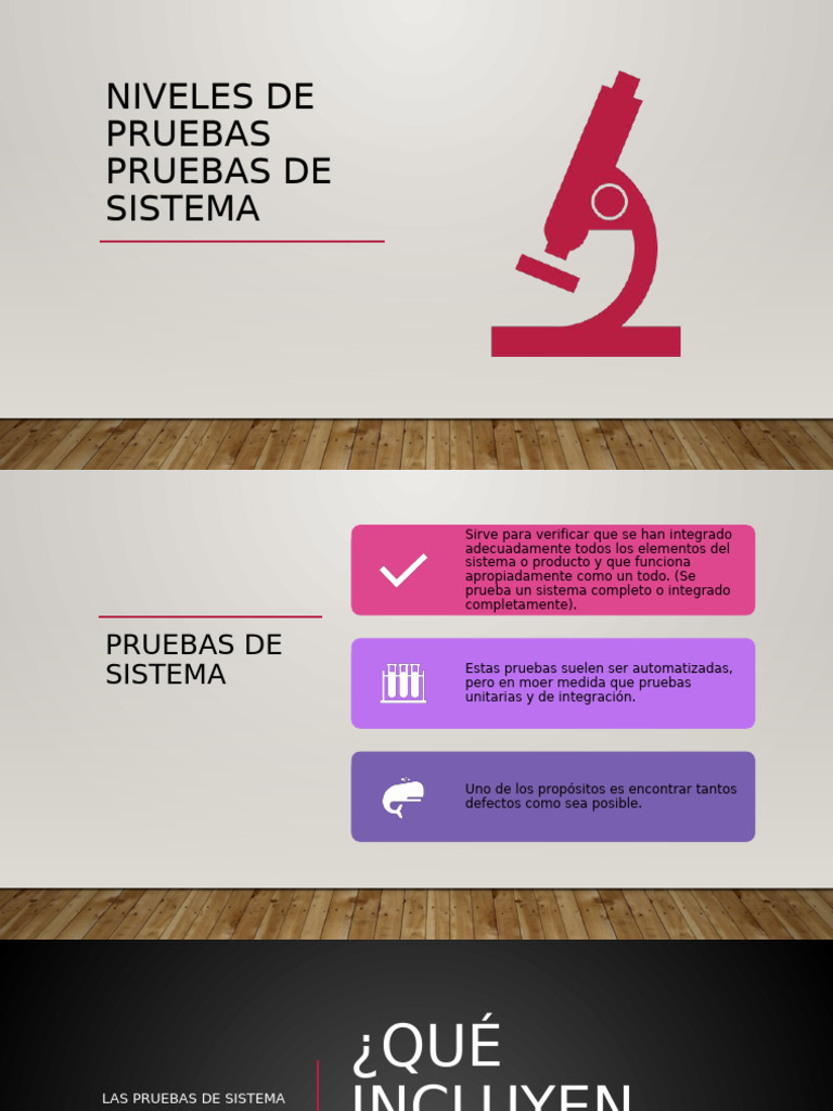 Niveles de Pruebas - Pruebas Sistemas | PDF | Ingeniería Informática | Ciencias de la Computación