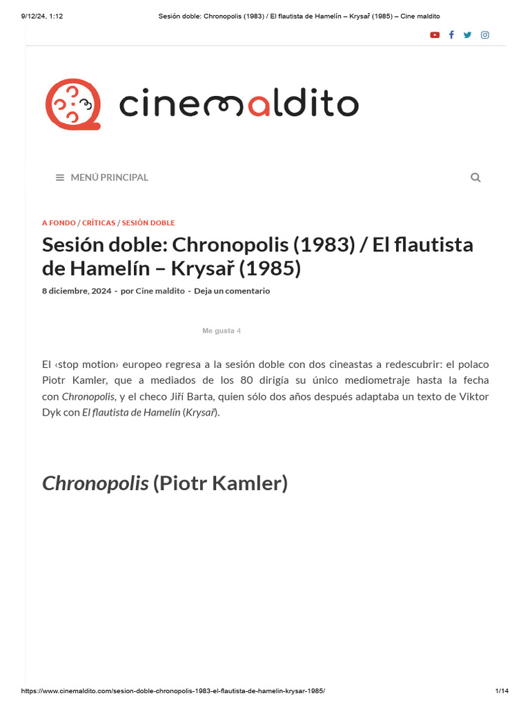 Chronopolis: Análisis de la Obra de Kamler | PDF | Narración