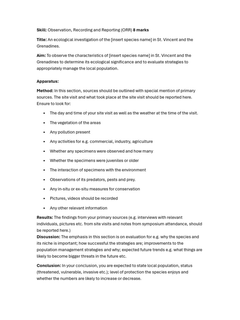 UNIT 2-Ecology Lab No.4 | PDF