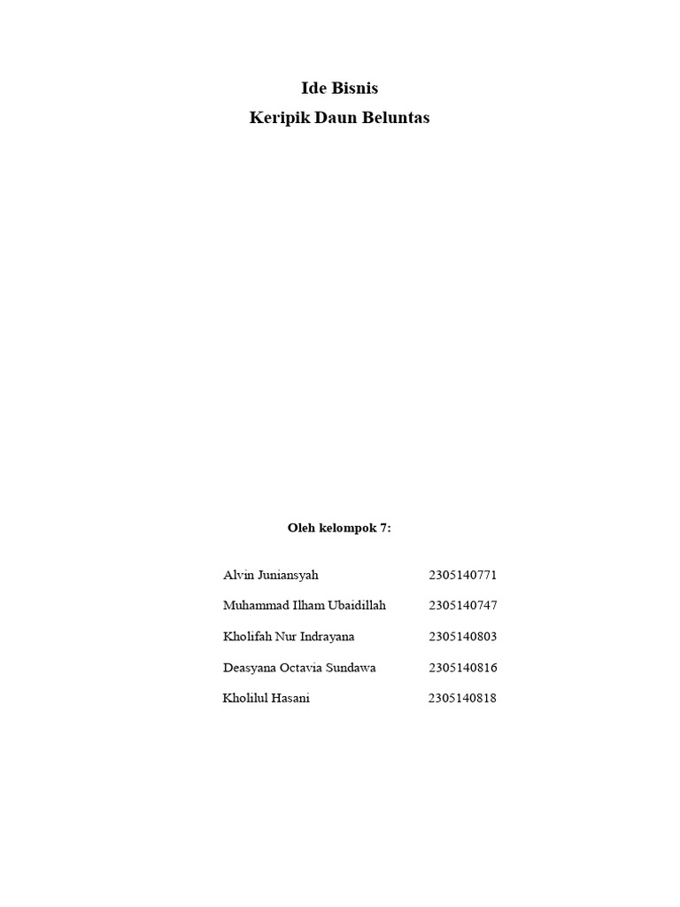 KWU Kelompok 7 (Tugas Week 7, 9, Dan 13) | PDF