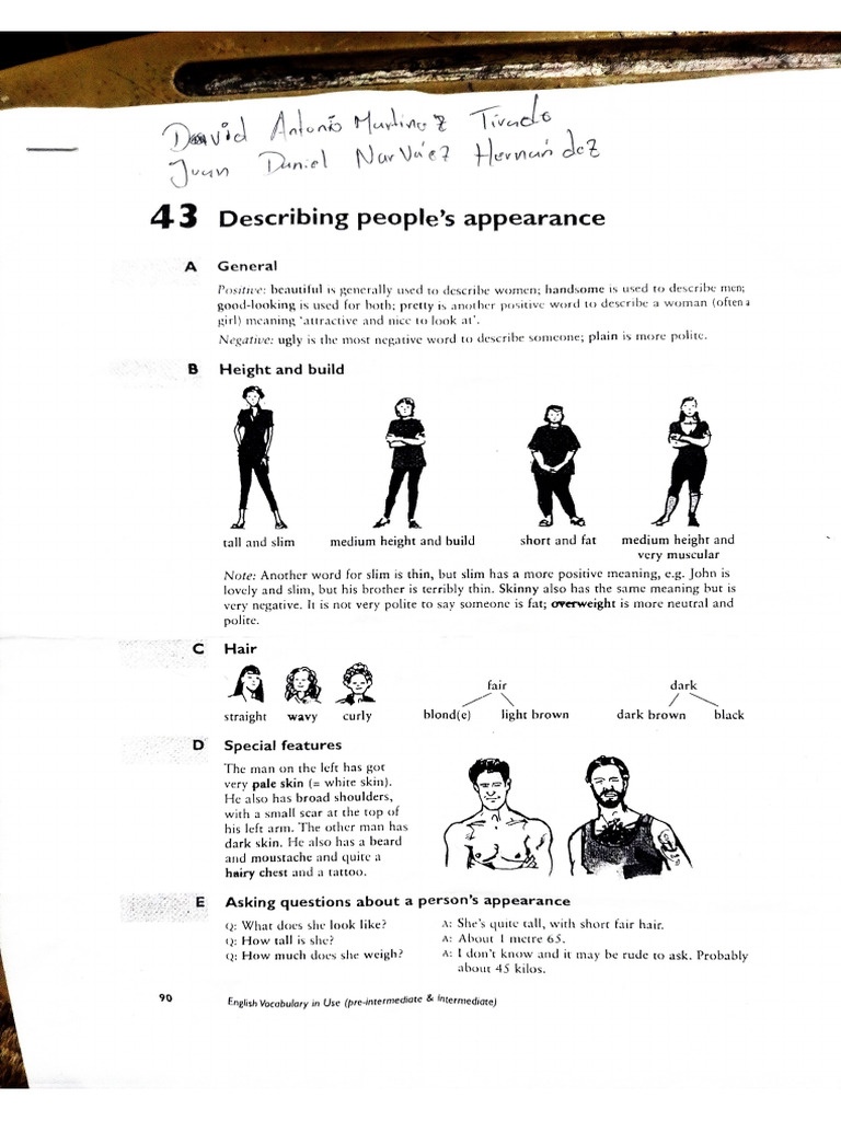 Describing People's Appearance | PDF
