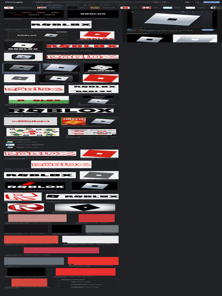Roblox Logo - Google Search | PDF | Logos | Facebook