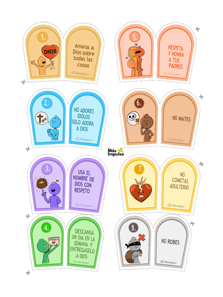 Los 10 Mandamientos Para NinÌ_os | PDF