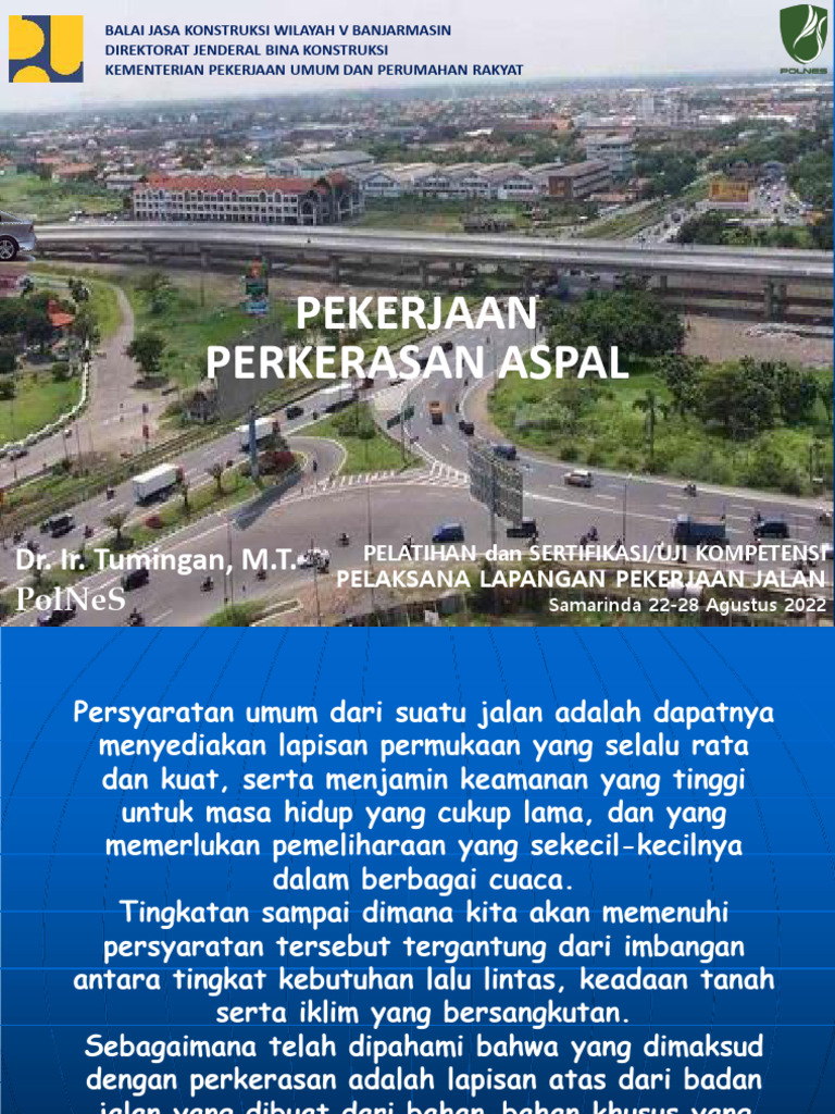 Konstruksi Perkerasan Aspal Jalan | PDF
