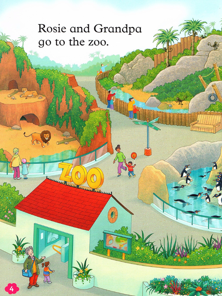 At The Zoo Oxford Read and Imagine Starter Pages 5 | PDF