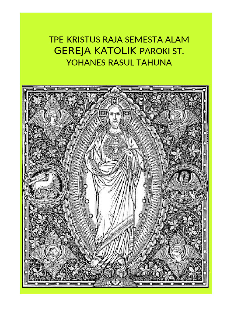 Liturgi Kristus Raja Semesta Alam | PDF