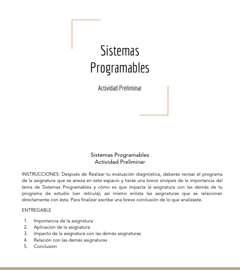 Importancia de Sistemas Programables en Estudio | PDF